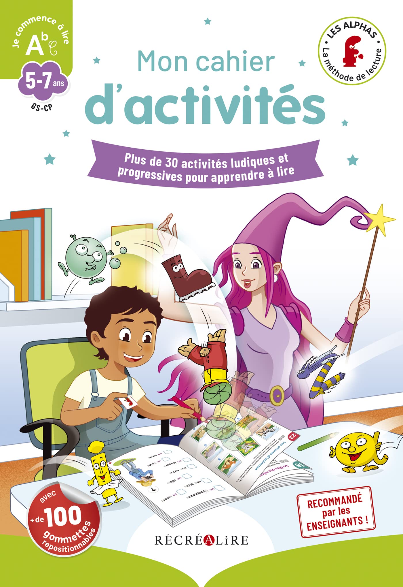 Mon cahier d’activités Alphas (5/7 ans) – L'ARBRE AUX LUTINS